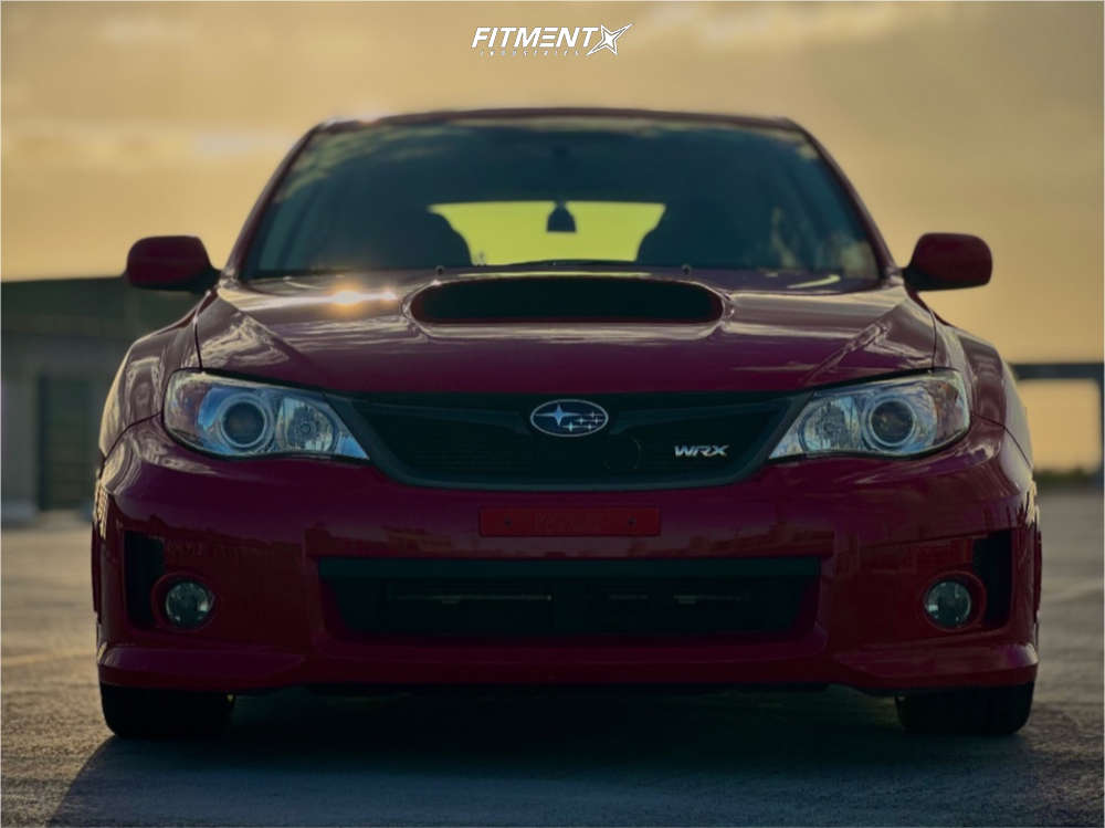 2012 Subaru Impreza WRX Limited with 18x8.5 Aodhan Ds06 and Firestone ...