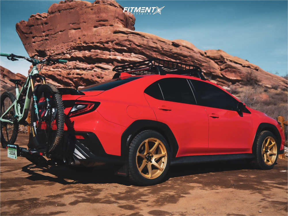 2022 Subaru WRX Premium with 18x9.5 Motegi Mr154 and Nokian 235x50 on ...