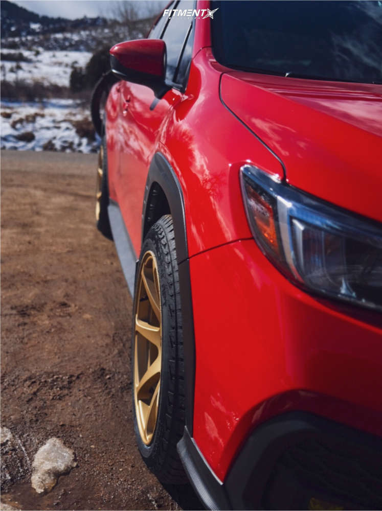 2022 Subaru WRX Premium with 18x9.5 Motegi Mr154 and Nokian 235x50 on ...