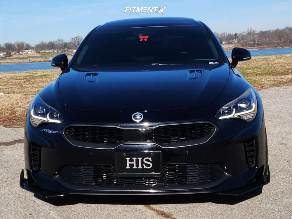 2018 Kia Stinger Premium with 19x9.5 Konig Oversteer and Ohtsu 245x40 ...