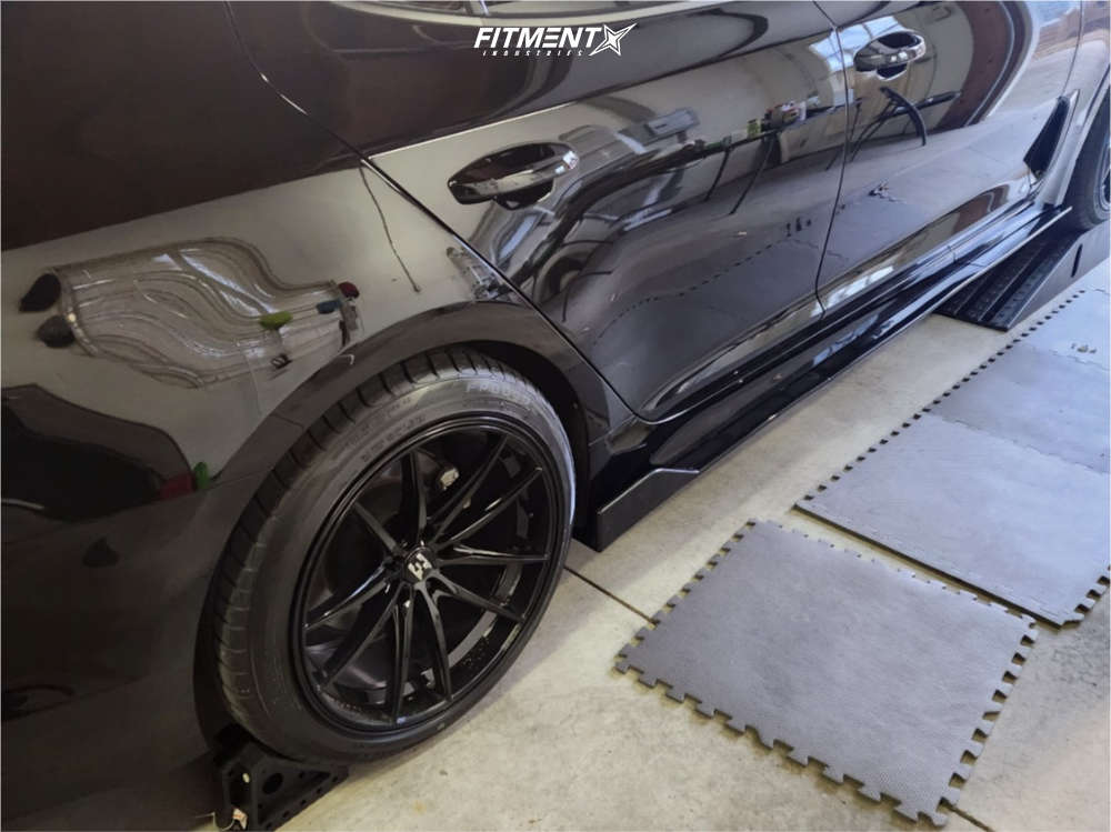 2018 Kia Stinger Premium with 19x9.5 Konig Oversteer and Ohtsu 245x40 ...