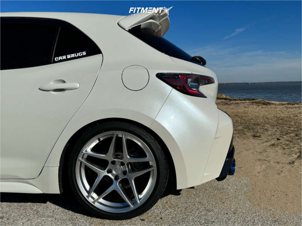 2019 Toyota Corolla XSE with 18x9.5 Kansei Astro and BFGoodrich 225x40 on Lowering Springs ...
