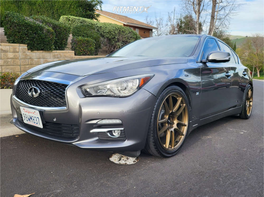 2015 INFINITI Q50 Premium with 19x9.5 Konig Heliogram and Hankook ...