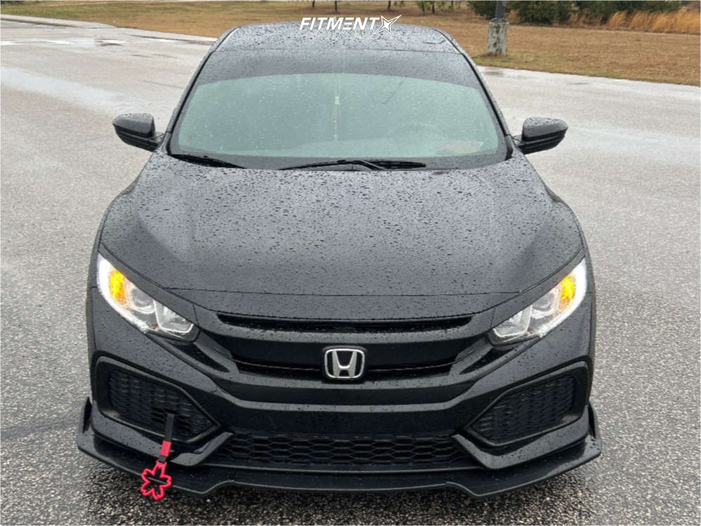 2018 Honda Civic LX with 18x8.5 TSW Sebring and Barum 225x40 on Lowering Springs | 2899679 ...
