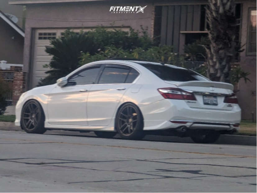 2017 Honda Accord Touring with 19x8.5 ESR Cs8 and Bridgestone 235x40 on ...