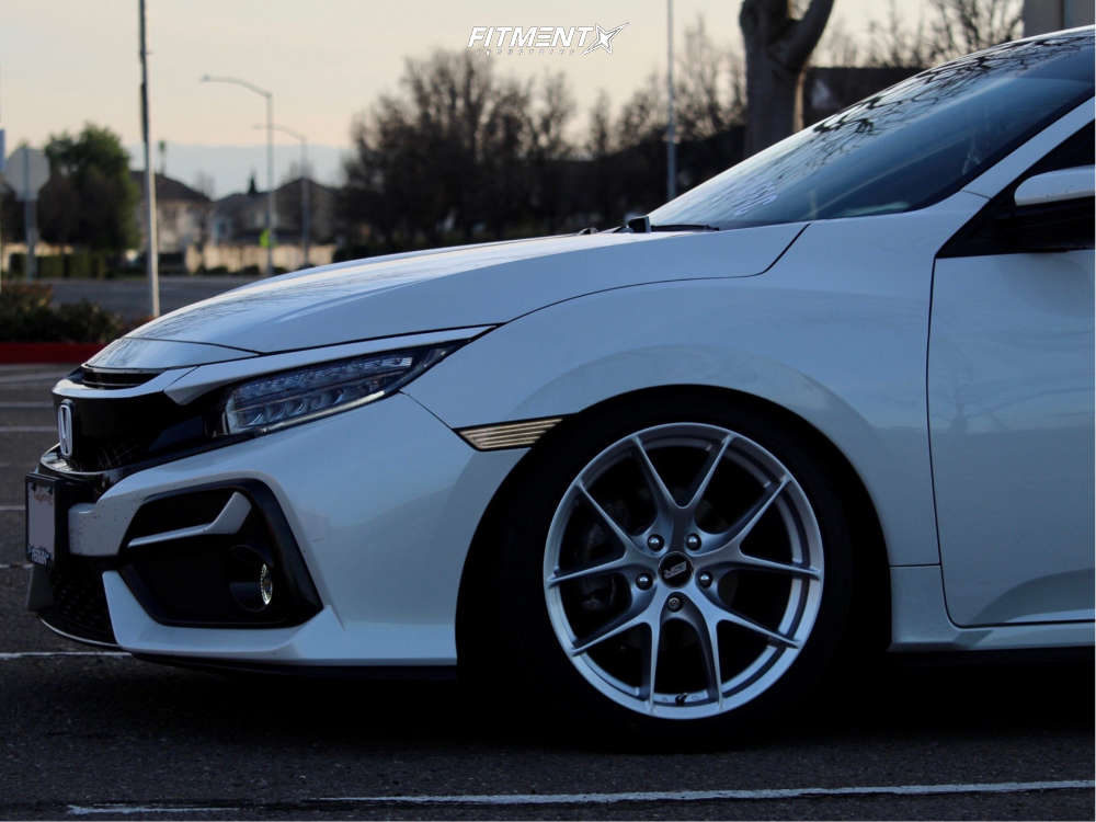 2021 Honda Civic Sport with 18x9.5 ESR Rf2 and Nitto 235x40 on ...