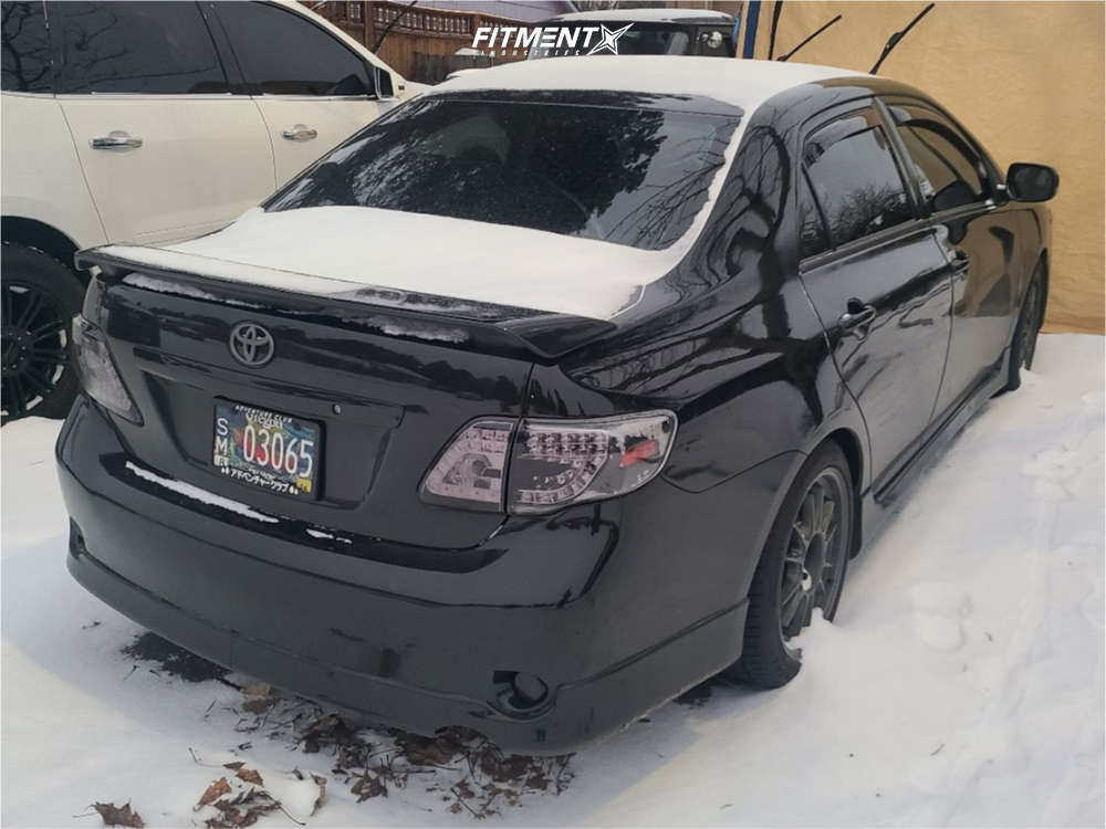 2010 Toyota Corolla LE with 17x8 Konig Hypergram and Continental 225x45 ...