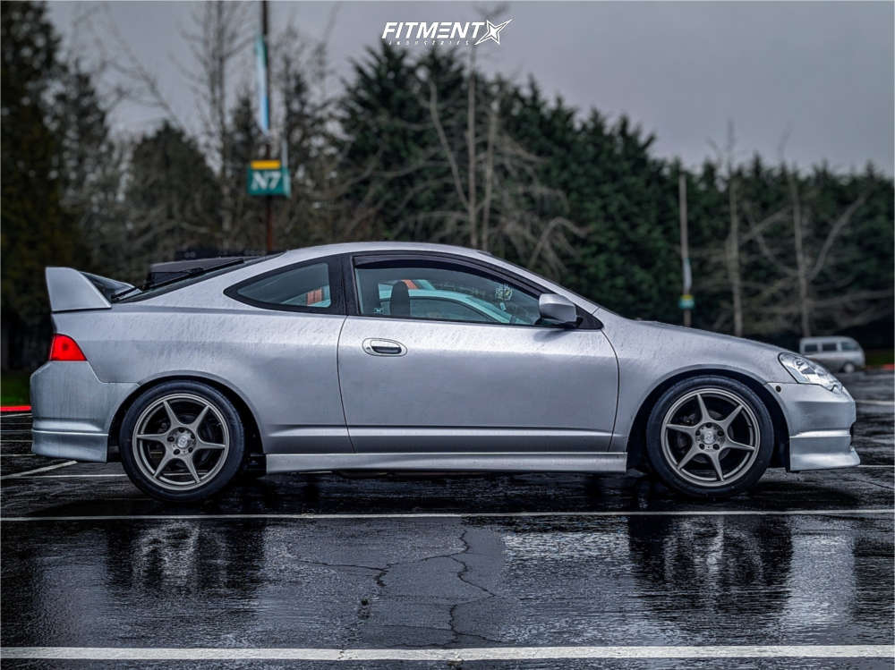 2002 Acura RSX Base with 17x8 Anovia Titan and Nitto 225x40 on Coilovers | 2902783 | Fitment ...