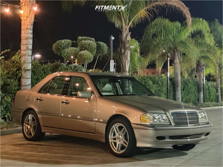 1999 Mercedes-Benz C230 Kompressor with 17x7.5 RTX OE Replica Stern and ...