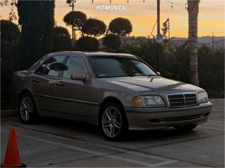1999 Mercedes-Benz C230 Kompressor with 17x7.5 RTX OE Replica Stern and ...