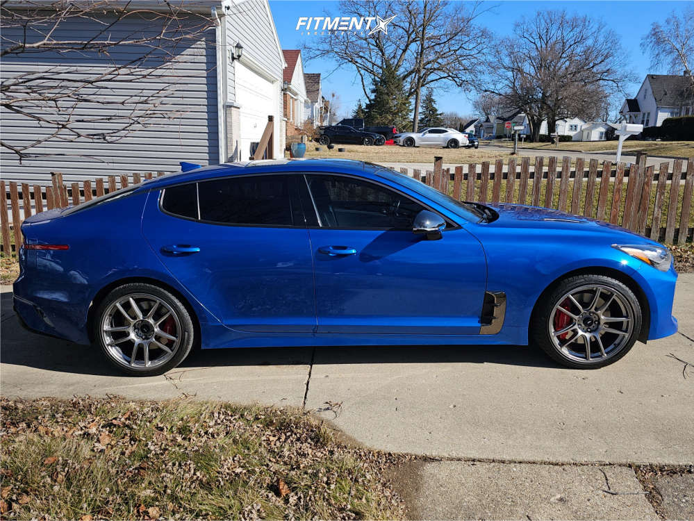 2018 Kia Stinger GT2 with 19x8.5 Konig Heliogram and Toyo Tires 225x40 ...