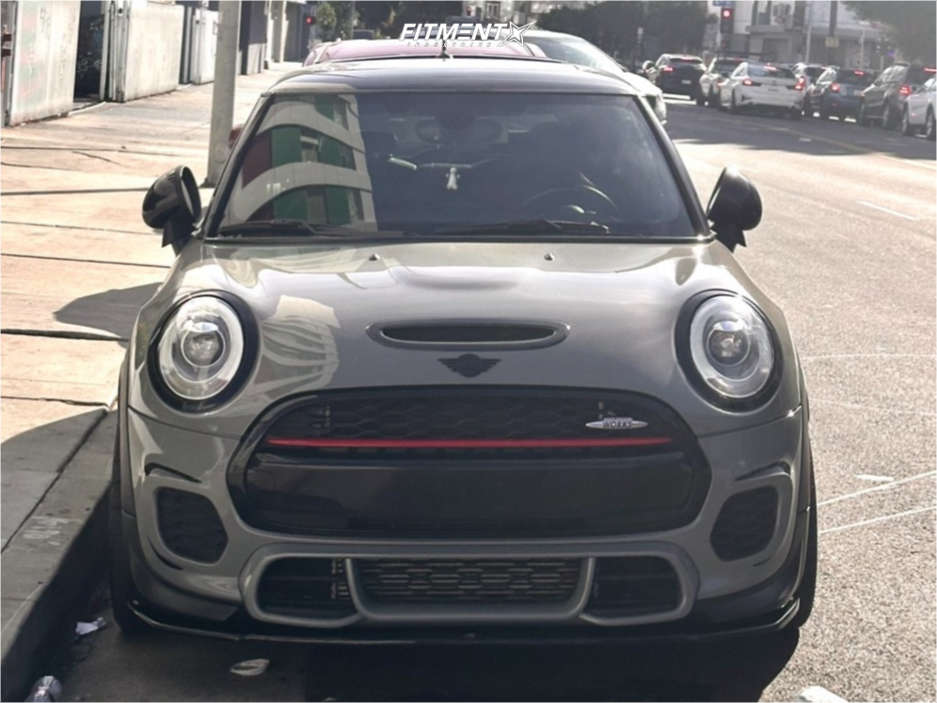 2017 Mini Cooper John Cooper Works with 17x7.5 Enkei Rpf1 and Firestone ...