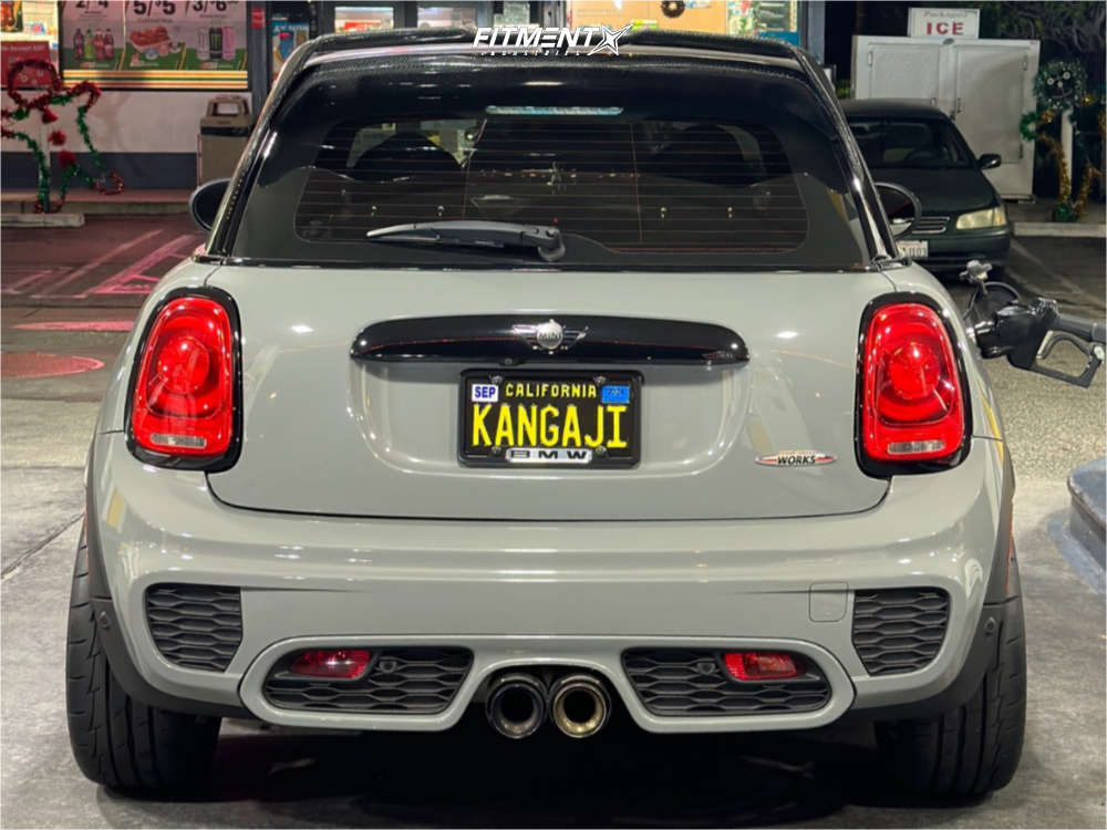 2017 Mini Cooper John Cooper Works with 17x7.5 Enkei Rpf1 and Firestone ...