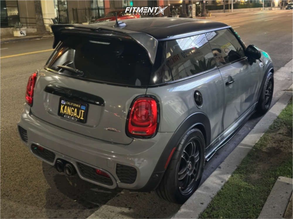 2017 Mini Cooper John Cooper Works with 17x7.5 Enkei Rpf1 and Firestone ...