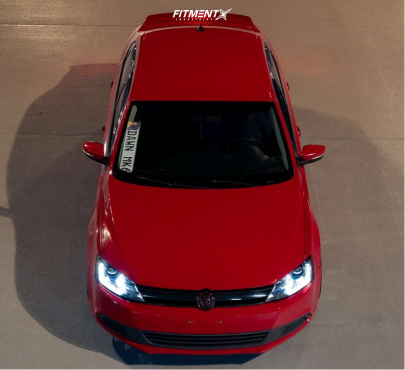 2014 Volkswagen Jetta SE with 18x8.5 Work Meister S1 3p and Vercelli ...