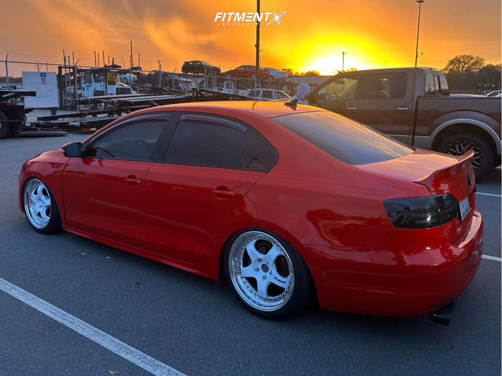 2014 Volkswagen Jetta SE with 18x8.5 Work Meister S1 3p and Vercelli ...