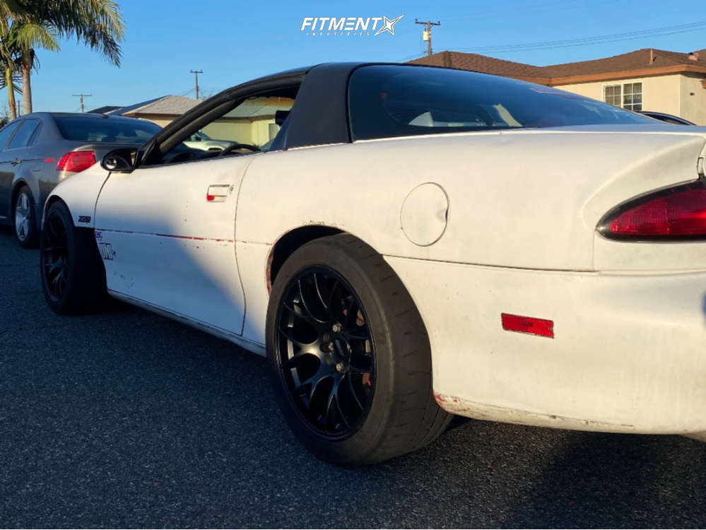 1994 Chevrolet Camaro Z28 with 18x11 Apex Ec-7 and Bridgestone 295x35 ...