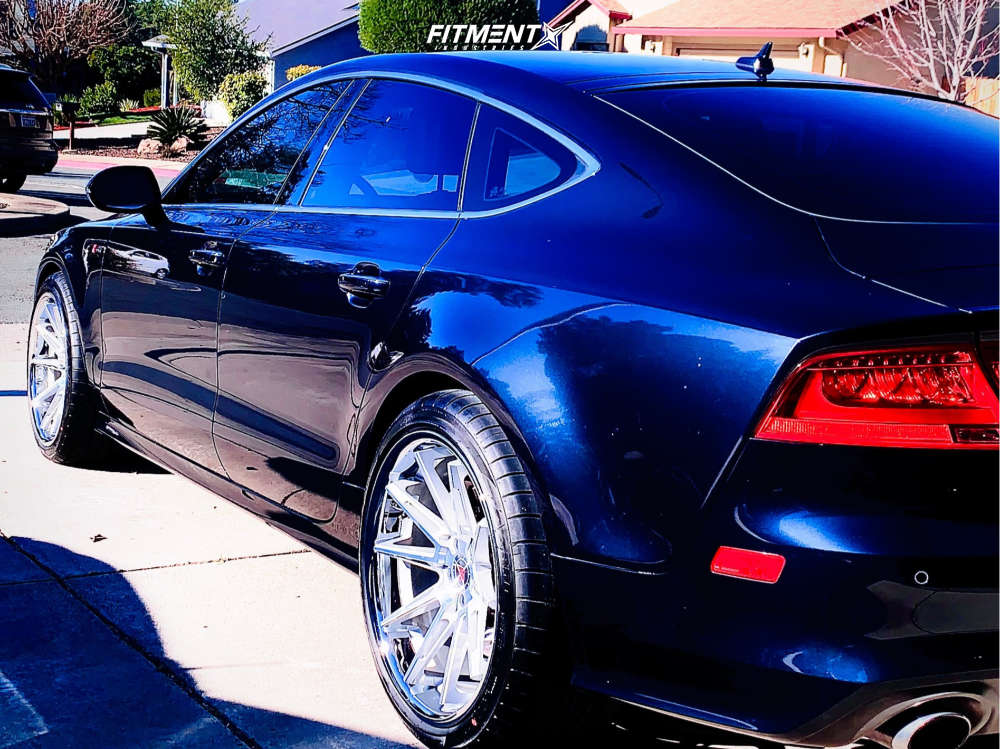 2012 Audi A7 Quattro Base with 20x10.5 Ferrada Cm2 and Atturo 275x40 on Stock Suspension ...