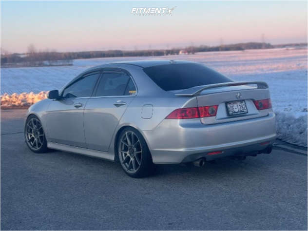2006 Acura TSX Base with 18x8 Enkei Tsv and Vercelli 225x40 on ...