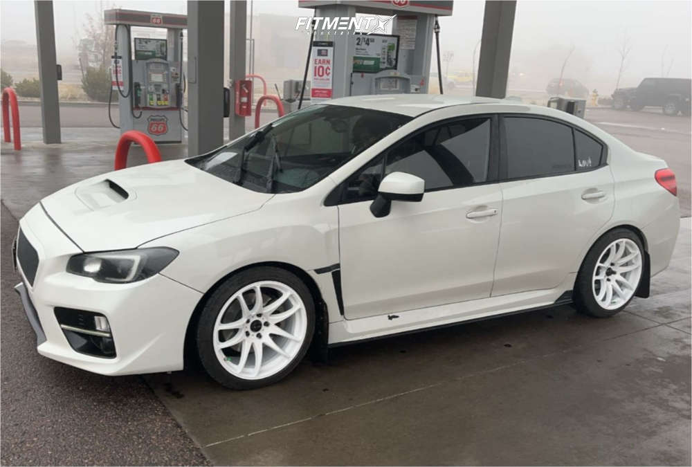 2015 Subaru WRX Base with 19x9.5 Vors Tr4 and Advanta 215x50 on ...