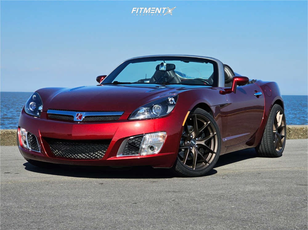 2009 Saturn Sky Red Line with 19x8.5 ESR Rf2 and Toyo Tires 235x35 on ...