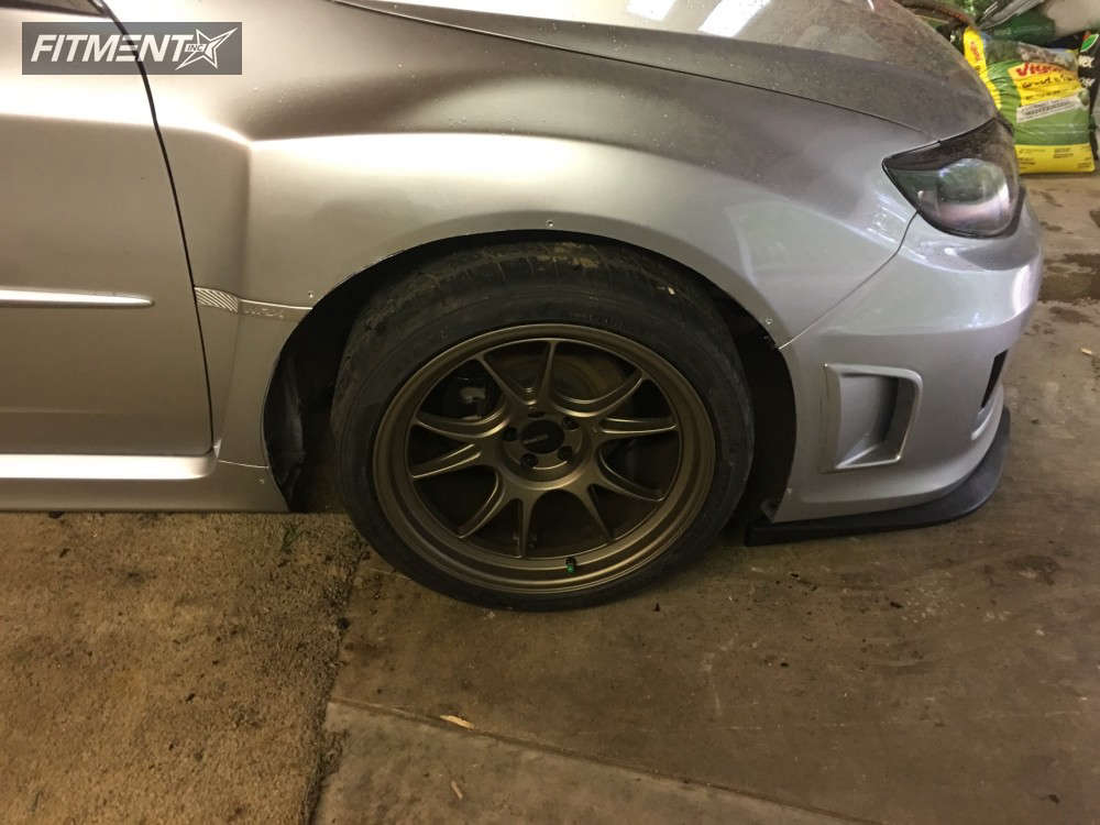 2014 Subaru WRX Base with 18x10.5 Ambit Flow Form 4 and Sumitomo 295x30 ...