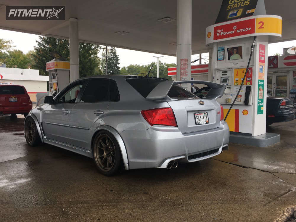 2014 Subaru WRX Base with 18x10.5 Ambit Flow Form 4 and Sumitomo 295x30 ...