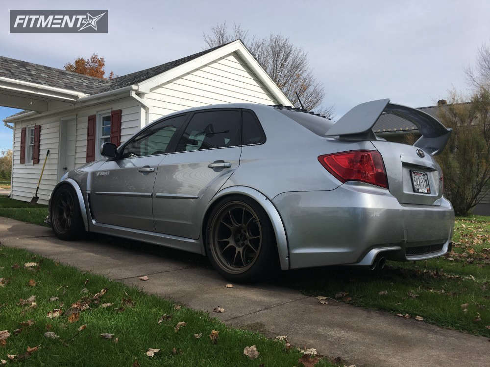 2014 Subaru WRX Base with 18x10.5 Ambit Flow Form 4 and Sumitomo 295x30 ...