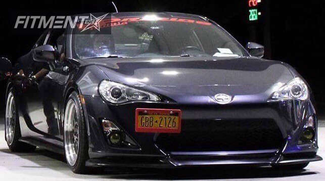 2013 Scion FR-S Base with 18x8.5 ESR Sr01 and Ohtsu 225x40 on Lowering ...