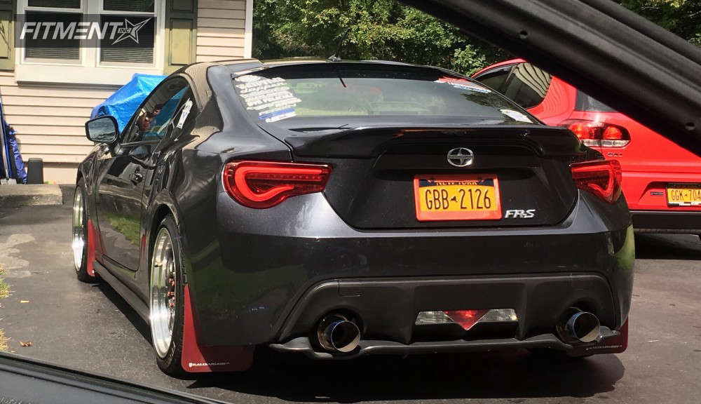 2013 Scion FR-S Base with 18x8.5 ESR Sr01 and Ohtsu 225x40 on Lowering ...
