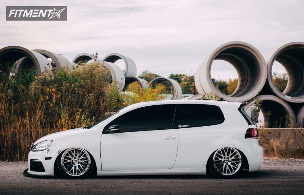 2012 Volkswagen Golf R Base with 18x9.5 WatercooledIND Sy10 and Toyo ...