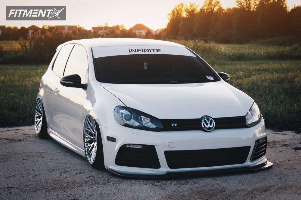 2012 Volkswagen Golf R Base with 18x9.5 WatercooledIND Sy10 and Toyo ...