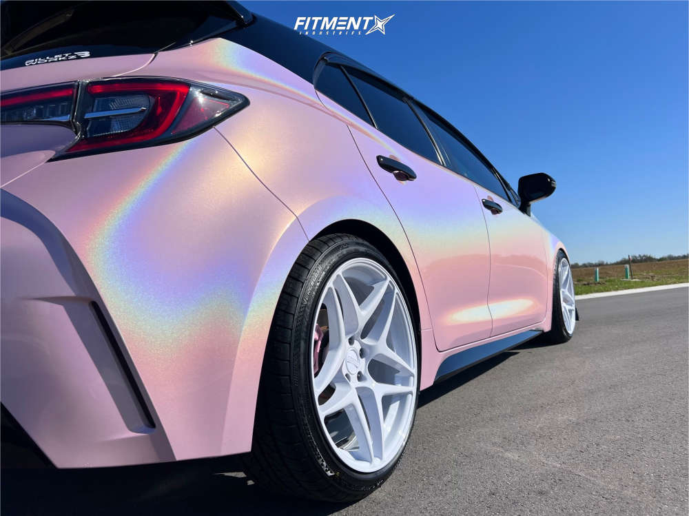 2021 Toyota Corolla SE with 18x9 Kansei Astro and Vercelli 225x40 on ...