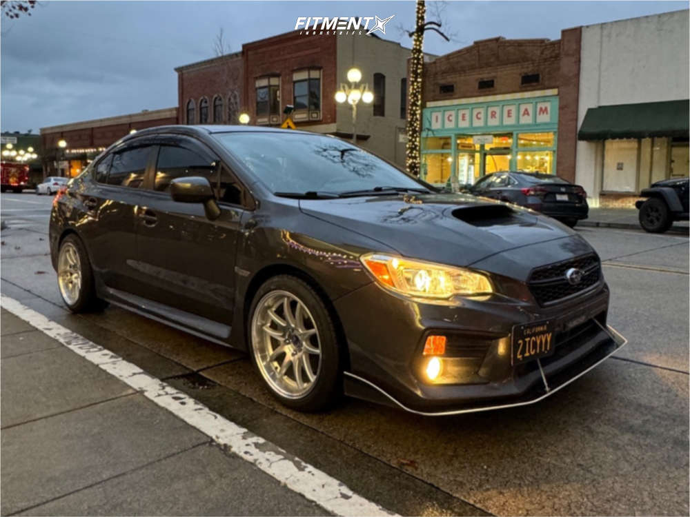2020 Subaru WRX Premium with 18x9.5 Aodhan Ds02 and Continental 245x40 ...