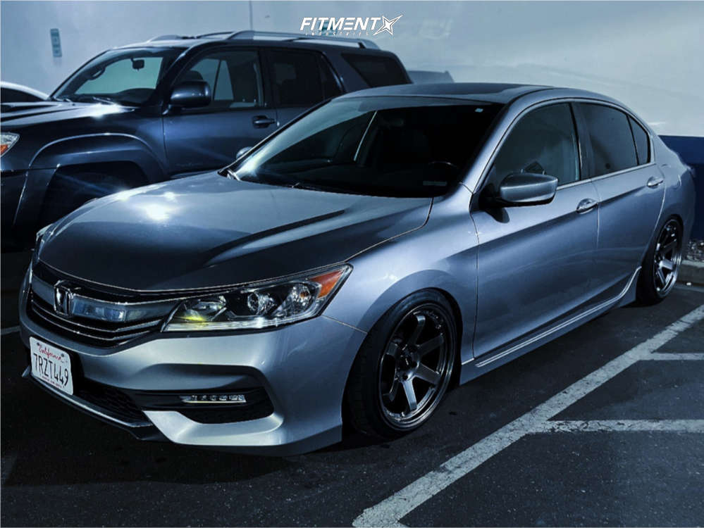 2016 Honda Accord Sport with 18x9.5 AVID1 Av6 and Nitto 225x40 on ...