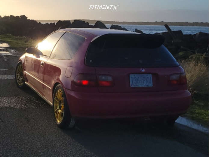 1993 Honda Civic VX with 15x7 Konig Dial In and Hankook 205x50 on ...