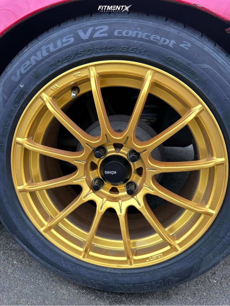 1993 Honda Civic VX with 15x7 Konig Dial In and Hankook 205x50 on ...