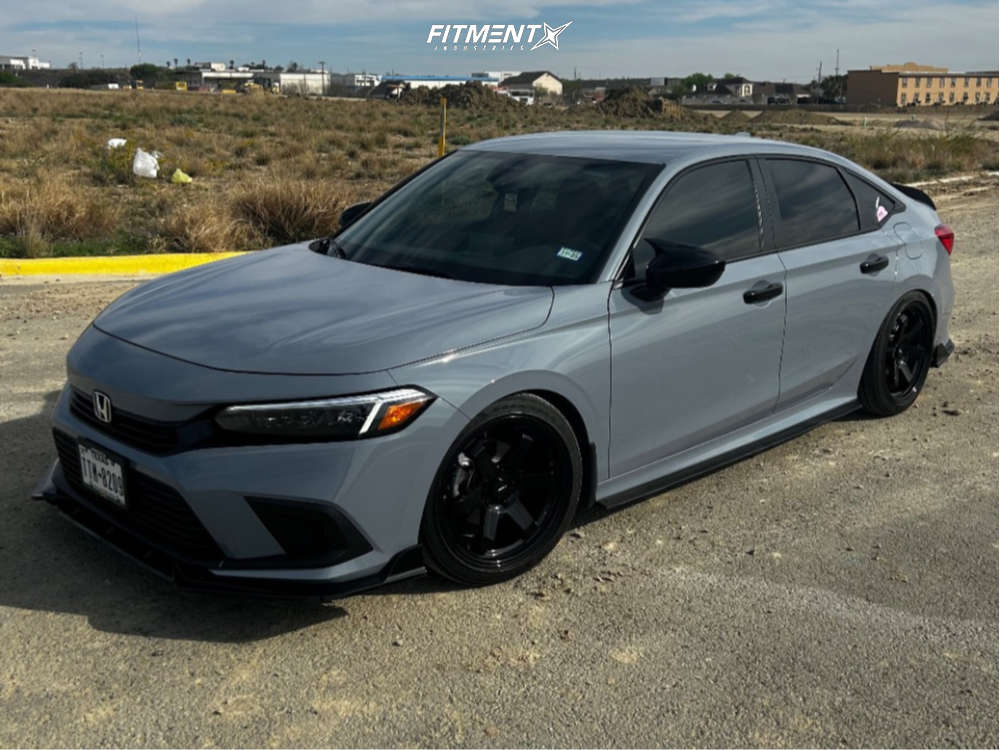 2024 Honda Civic Sport with 18x8.5 AVID1 AV6 and Goodyear 235x45 on ...