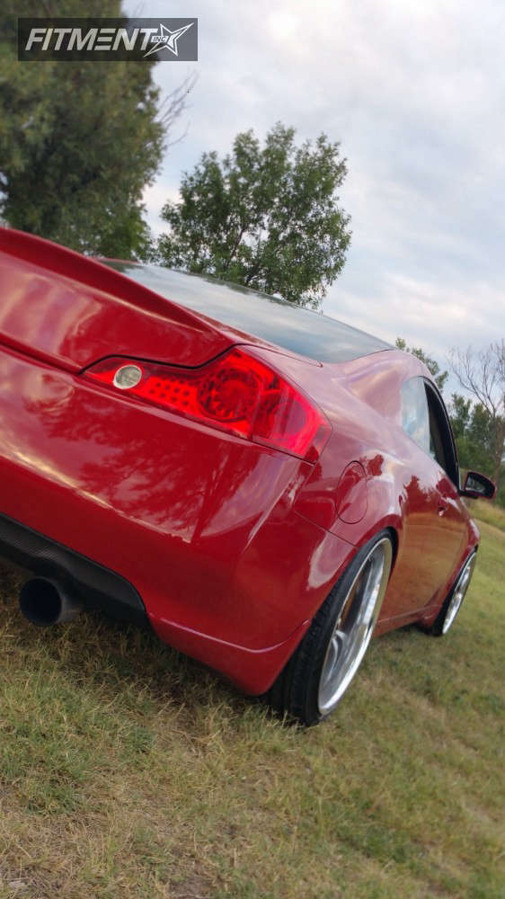 2003 INFINITI G35 Base with 20x9.5 Work Varianza and Nankang 225x35 on ...