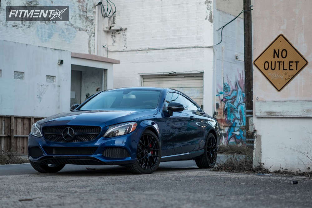 2017 Mercedes-Benz C250 Base with 19x8 Enkei Raijin and Michelin 245x35 ...
