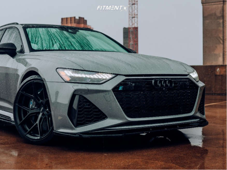 2021 Audi RS6 Avant Carbon with 22x10.5 Vossen Hf5 and Continental ...