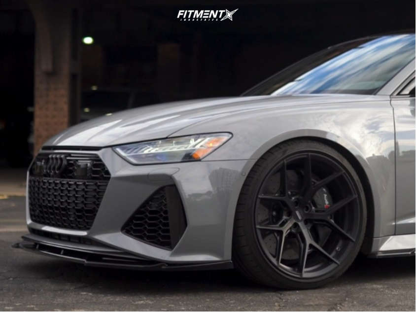 2021 Audi RS6 Avant Carbon with 22x10.5 Vossen Hf5 and Continental ...