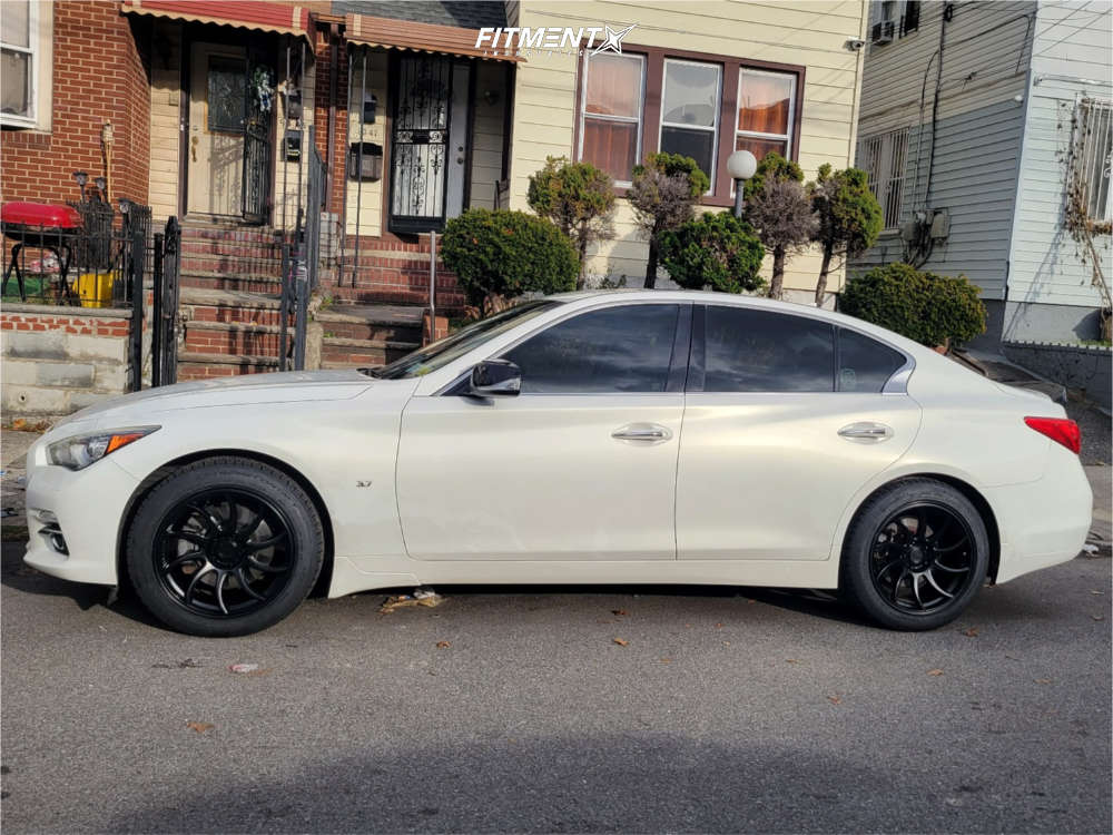 2014 INFINITI Q50 Premium with 18x9.5 Anovia Night and Continental ...