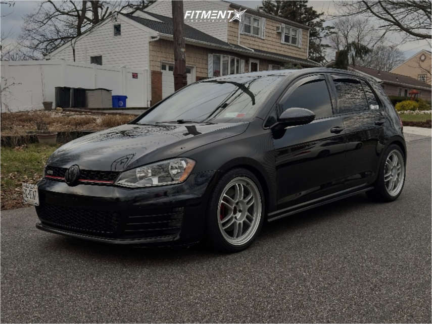 2016 Volkswagen GTI Autobahn with 18x8 Enkei Rpf1 and Vercelli 225x30 ...