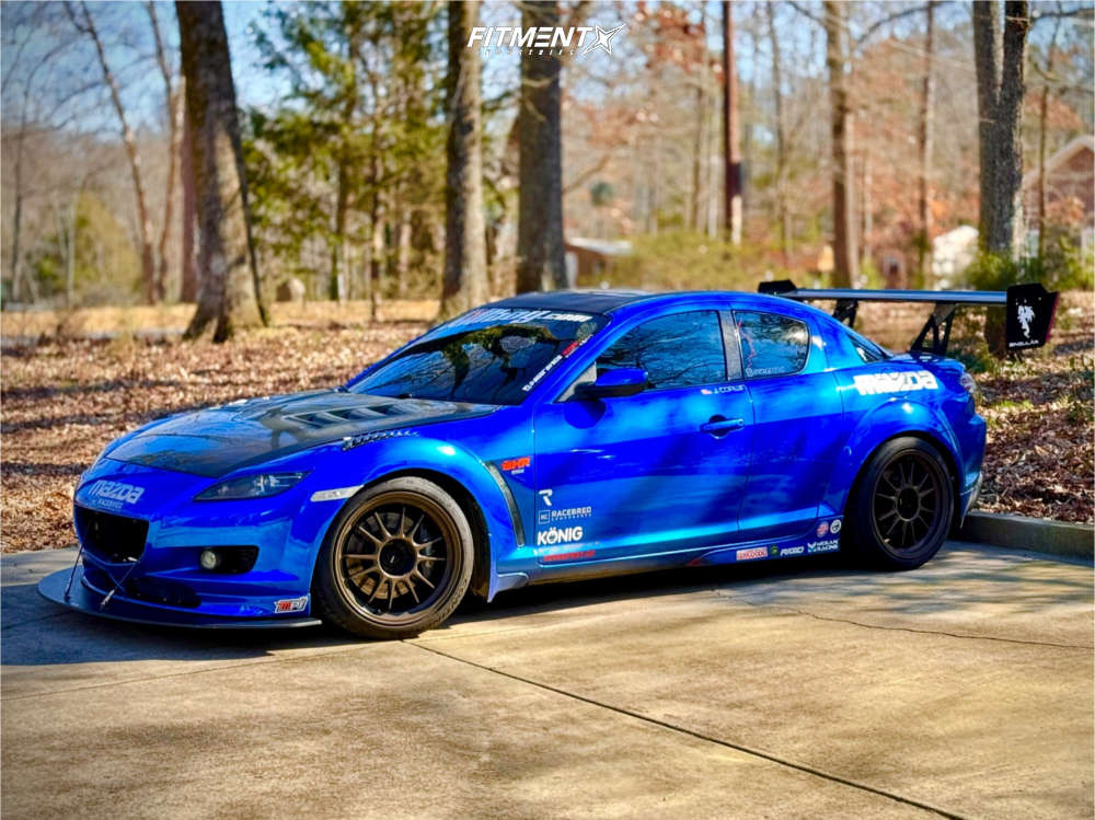 2006 Mazda RX-8 Base with 18x9.5 Konig Hypergram and Continental 255x35 ...