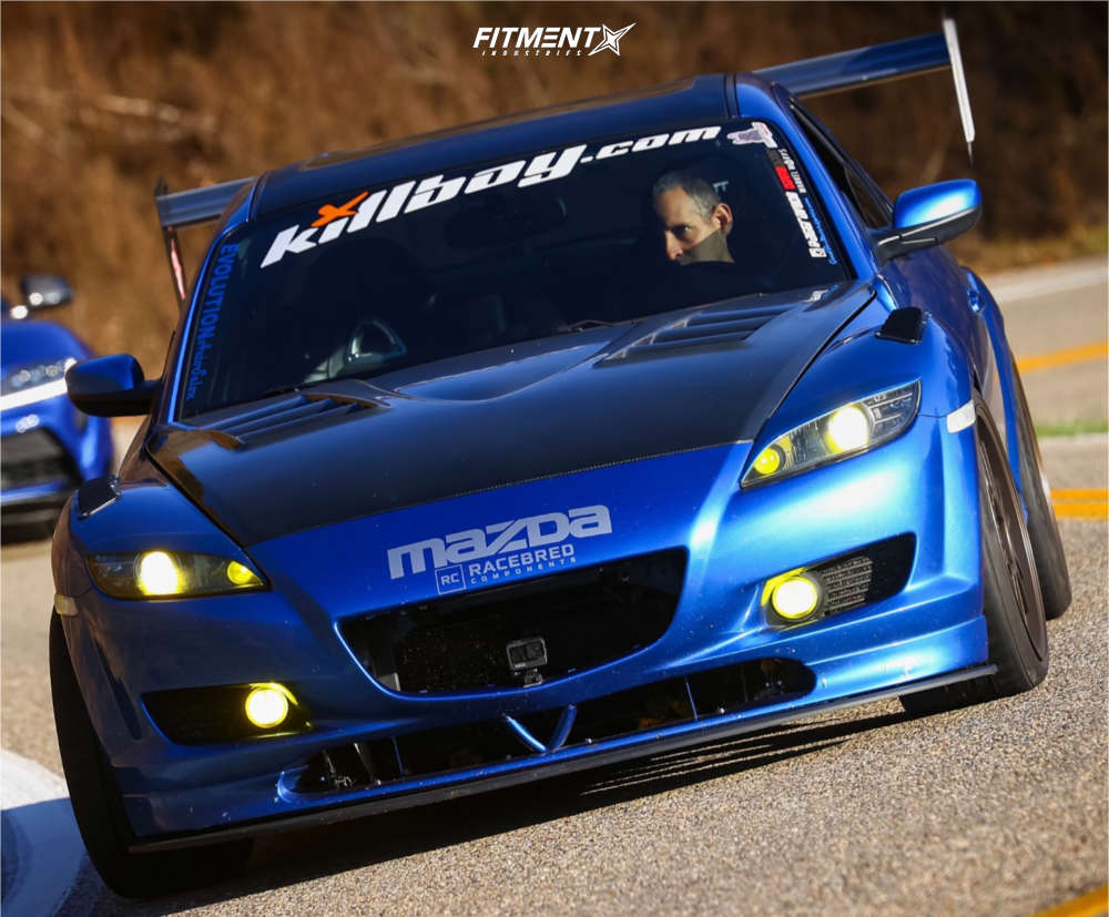 2006 Mazda RX-8 Base with 18x9.5 Konig Hypergram and Continental 255x35 ...