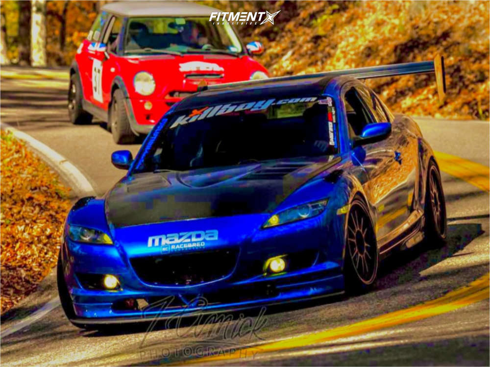 2006 Mazda RX-8 Base with 18x9.5 Konig Hypergram and Continental 255x35 ...