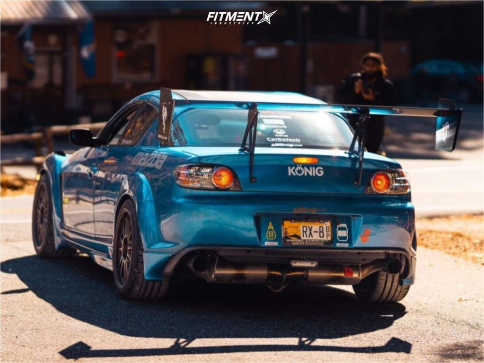 2006 Mazda RX-8 Base with 18x9.5 Konig Hypergram and Continental 255x35 ...