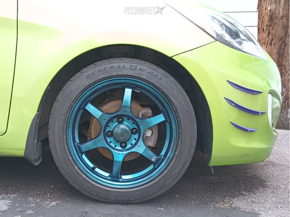 2012 Hyundai Accent SE with 16x7 Konig Backbone and General 195x50 on ...