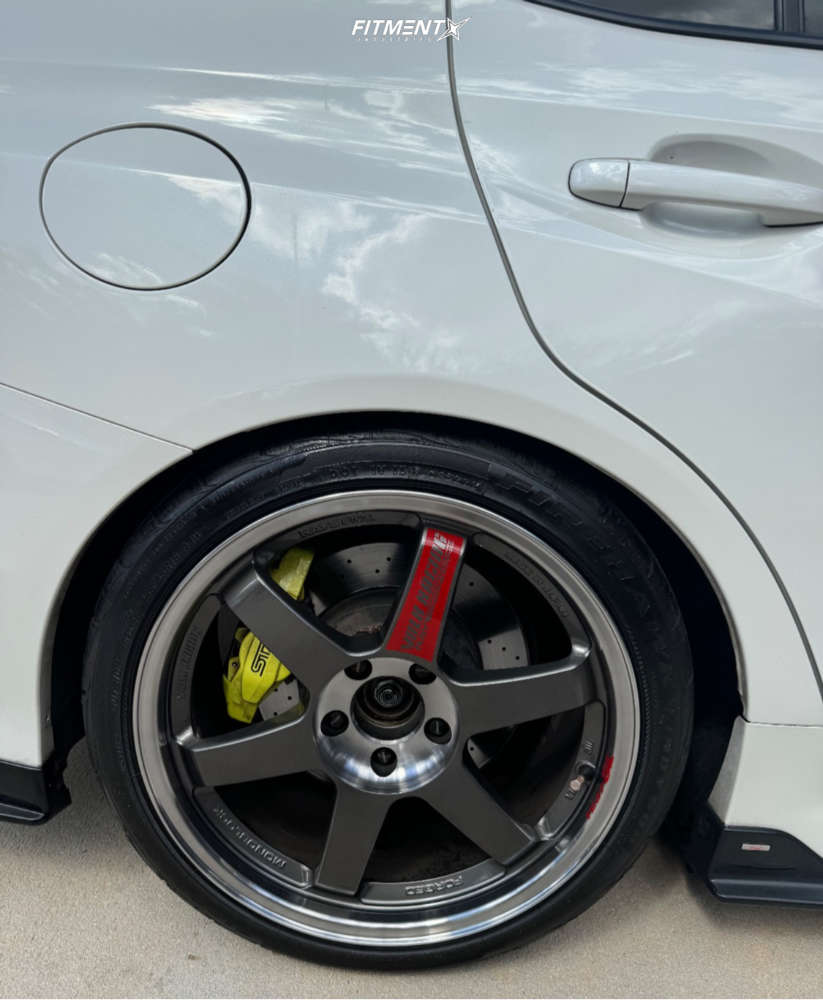 2018 Subaru WRX STI Limited with 18x9.5 Volk Te37 and Continental ...